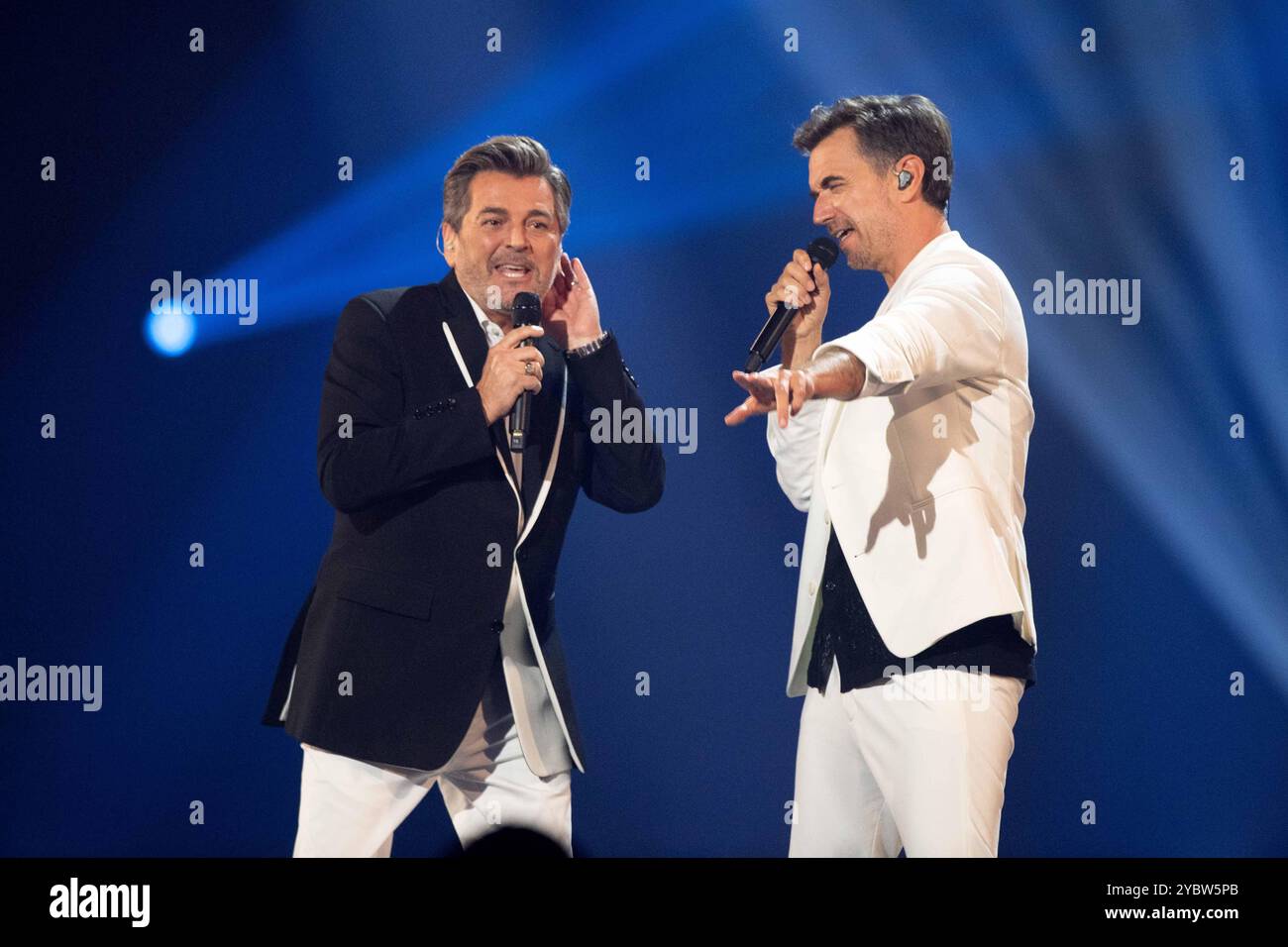 v.l. Thomas ANDERS, Saenger, Musiker, Schlagersaenger, Florian ...