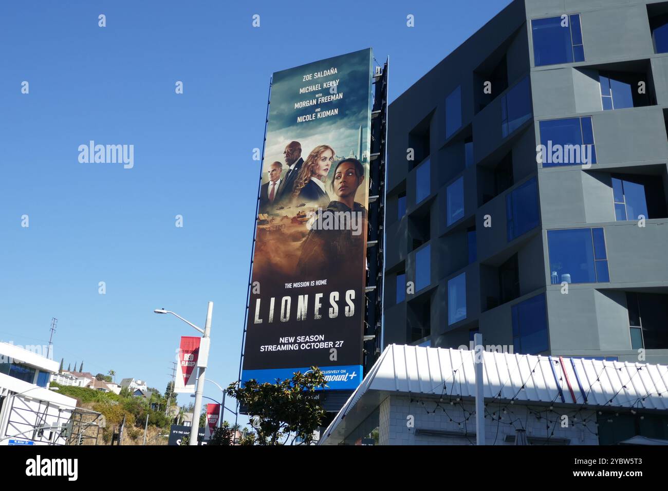 Los Angeles, California, USA 19th October 2024 Lioness Billboard with ...