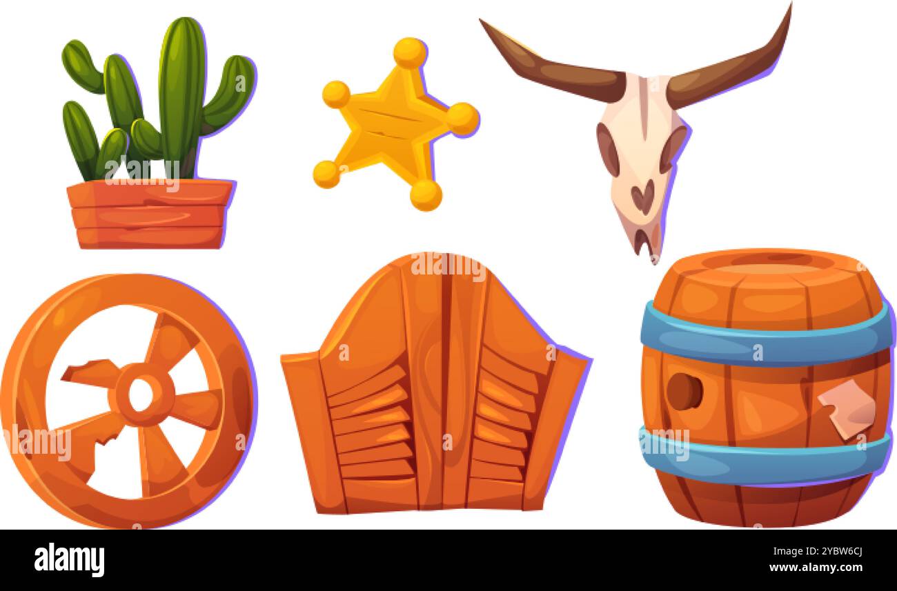 Double barrel cowboy Stock Vector Images - Alamy