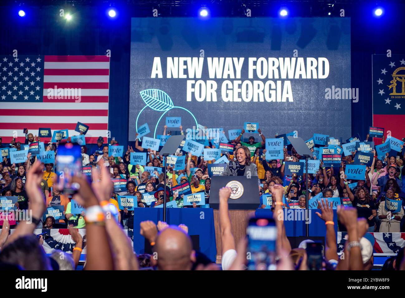 United States Vice President Kamala Harris, the 2024 Democratic Party ...