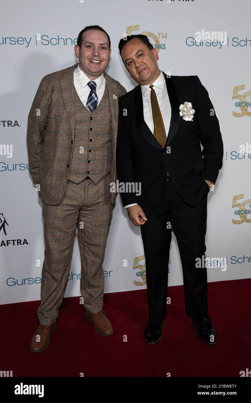 Los Angeles, USA. 19th Oct, 2024. Sam Gooley and Nero Nava attends the ...