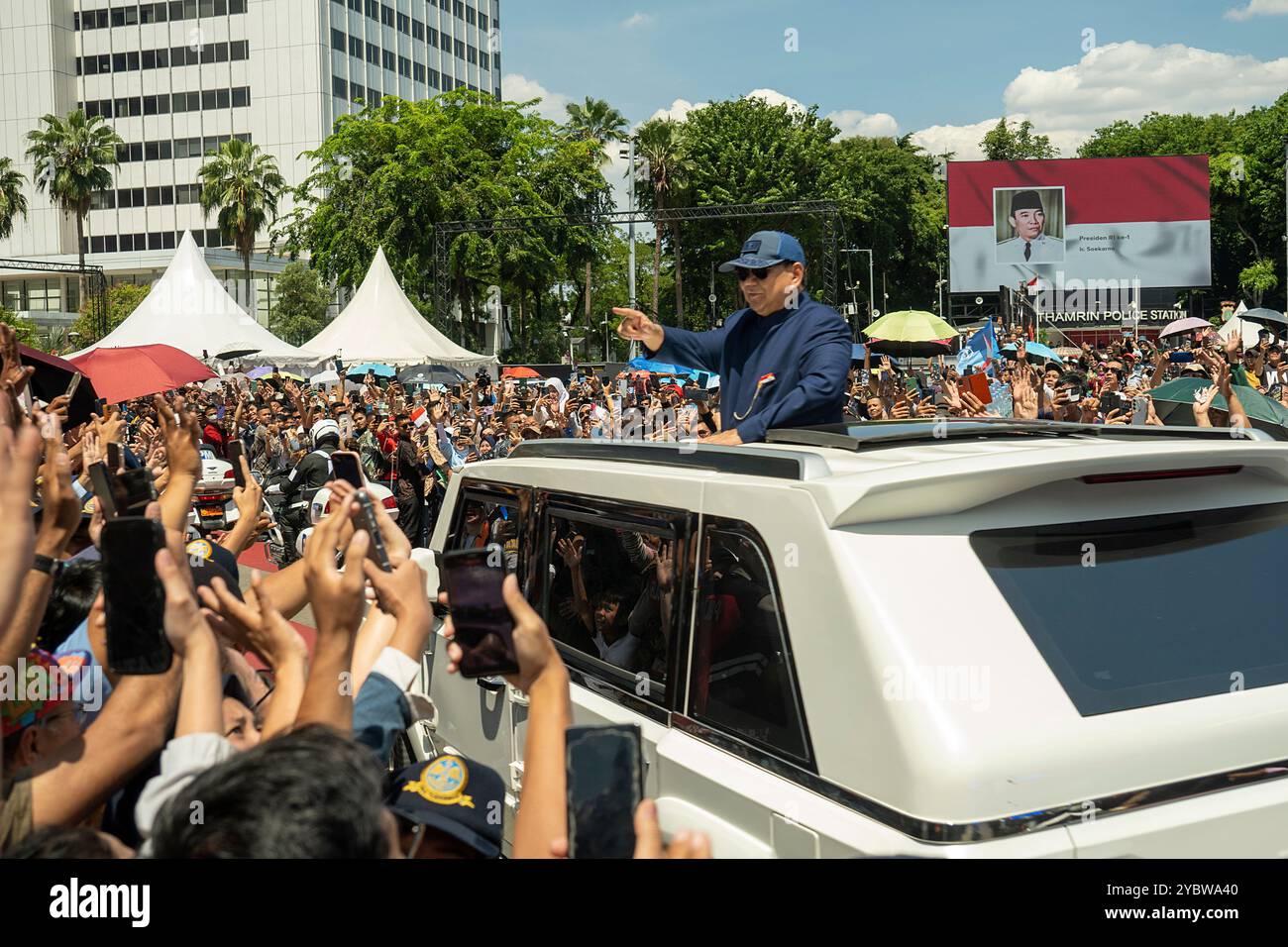 Central Jakarta, Jakarta, Indonesia. 20th Oct, 2024. Indonesia's new ...