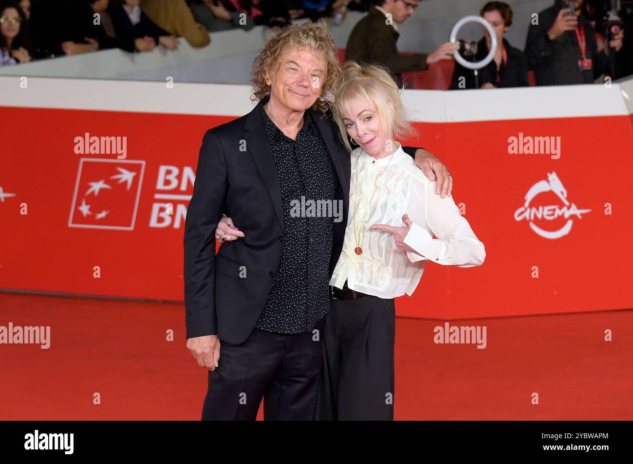 Jerry Harrison mitm Ehefrau Carol Harrison beim Screening des ...