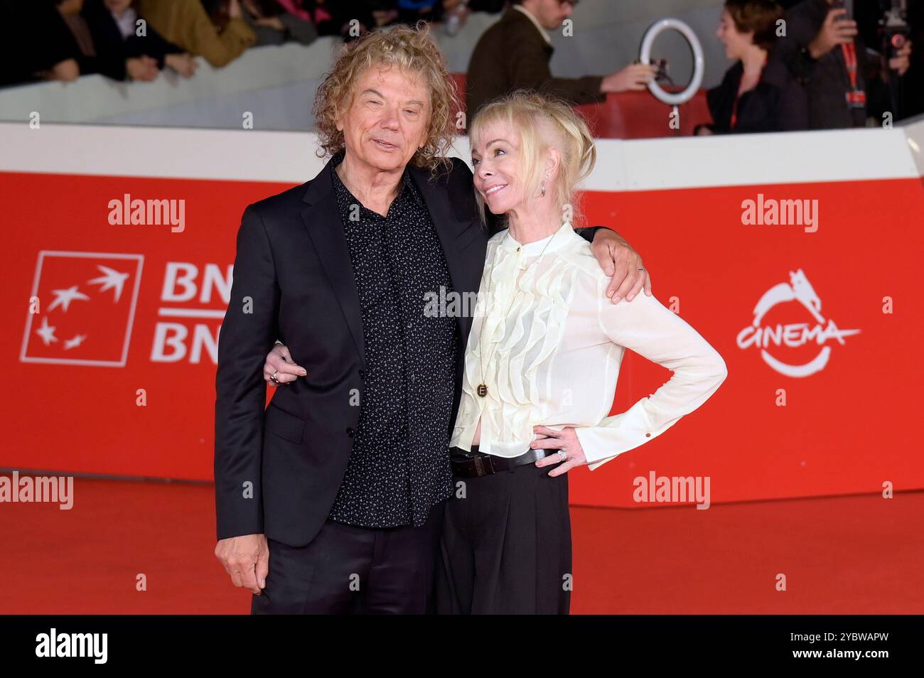 Jerry Harrison mitm Ehefrau Carol Harrison beim Screening des ...