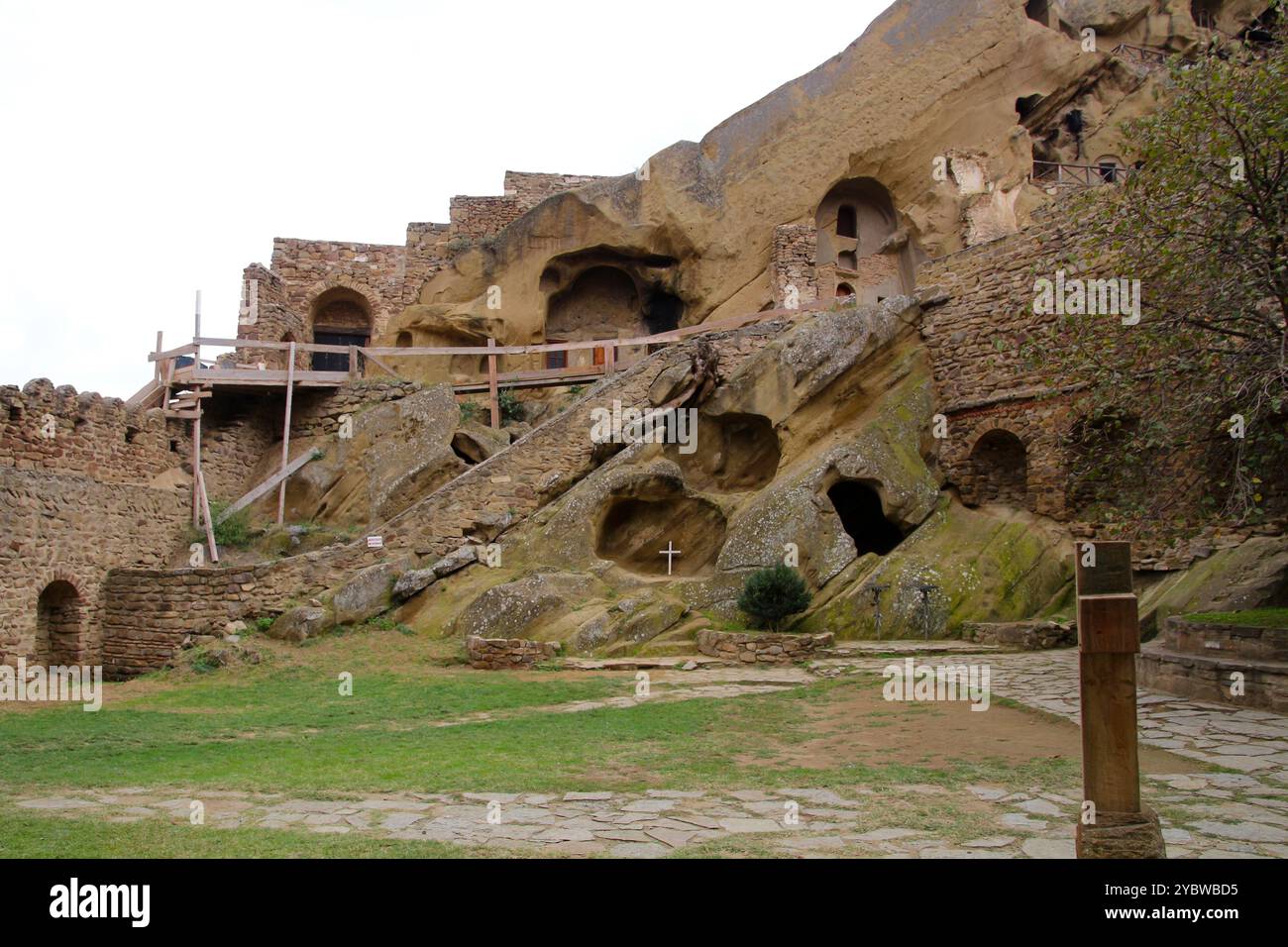 Caves in the Dawit Gareja monastery complex, Georgia Stock Photo - Alamy