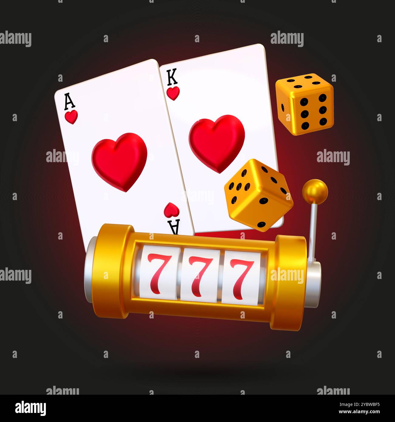 Flying dice dark background Stock Vector Images - Alamy