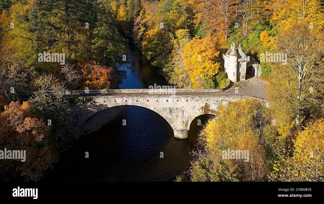 Bridge of Avon bridge over the River Avon at Ballindalloch Moray ...