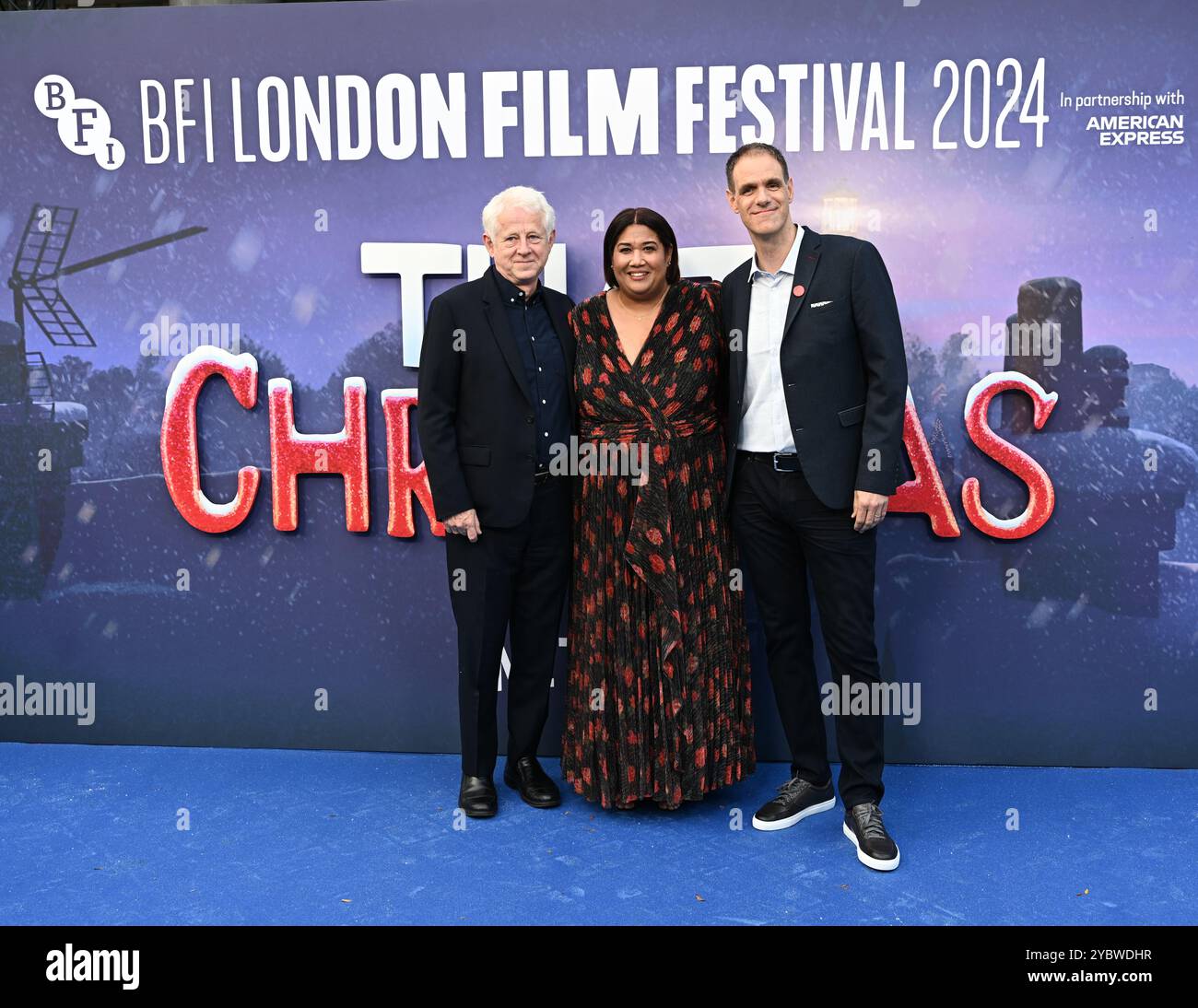 LONDON, ENGLAND: 19th October 2024: Richard Curtis, Nicole Hearon ...