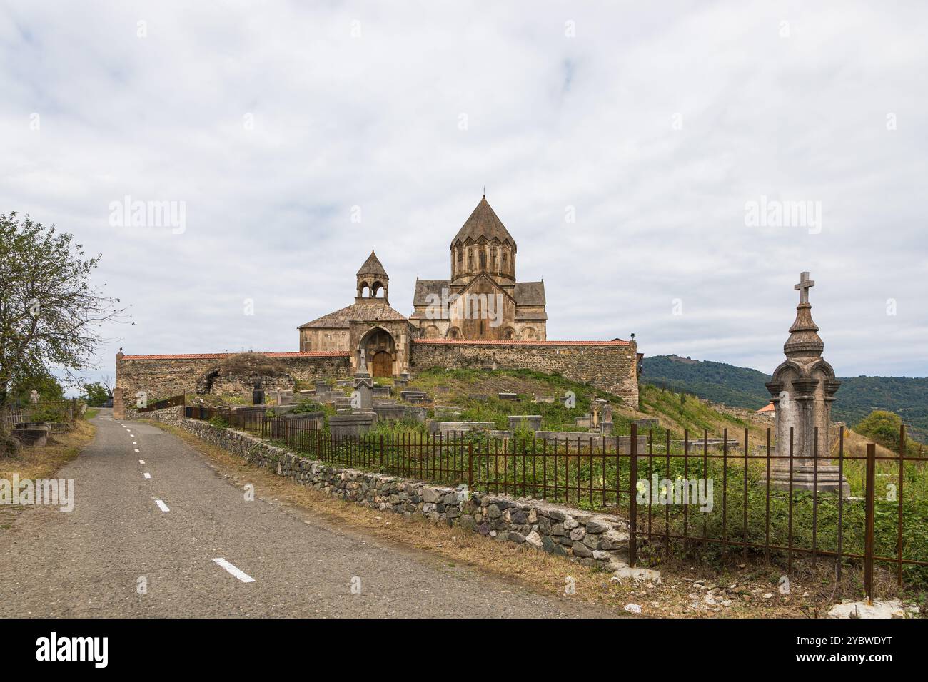 The 13-th century Gandzasar Monastery near Vank, Nagorno Karabakh ...