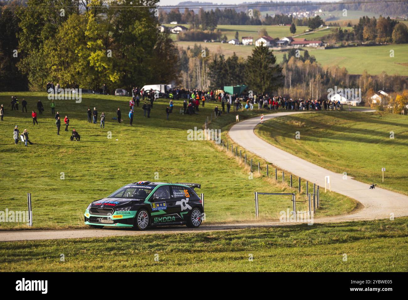 25 GREENSMITH Gus, ANDERSSON Jonas, Skoda Fabia RS Rally2, action ...