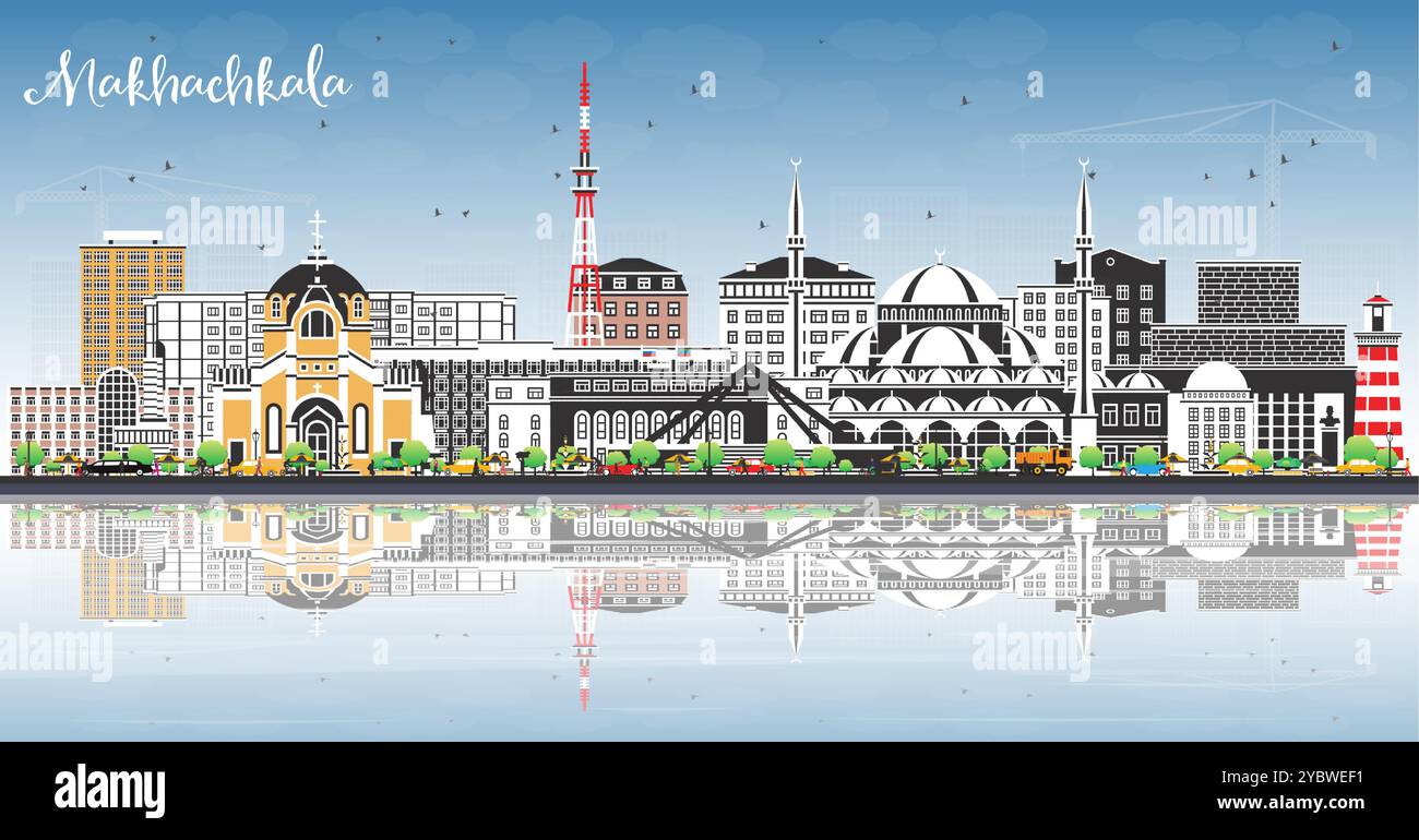 Dagestan landscape Stock Vector Images - Alamy