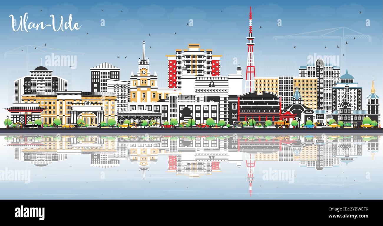 Landscape of buryatia Stock Vector Images - Alamy