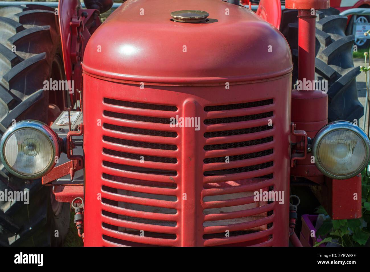Front end view of a vintage David Brown 25D tractor Stock Photo - Alamy