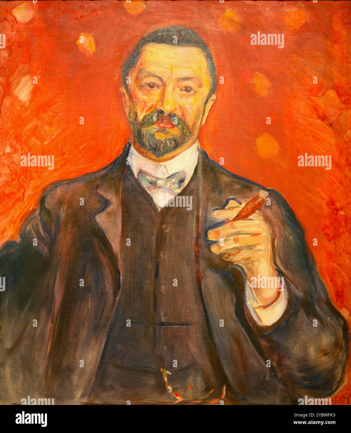 Portrait of Felix Auerbach 1906 Edvard Munch Stock Photo - Alamy
