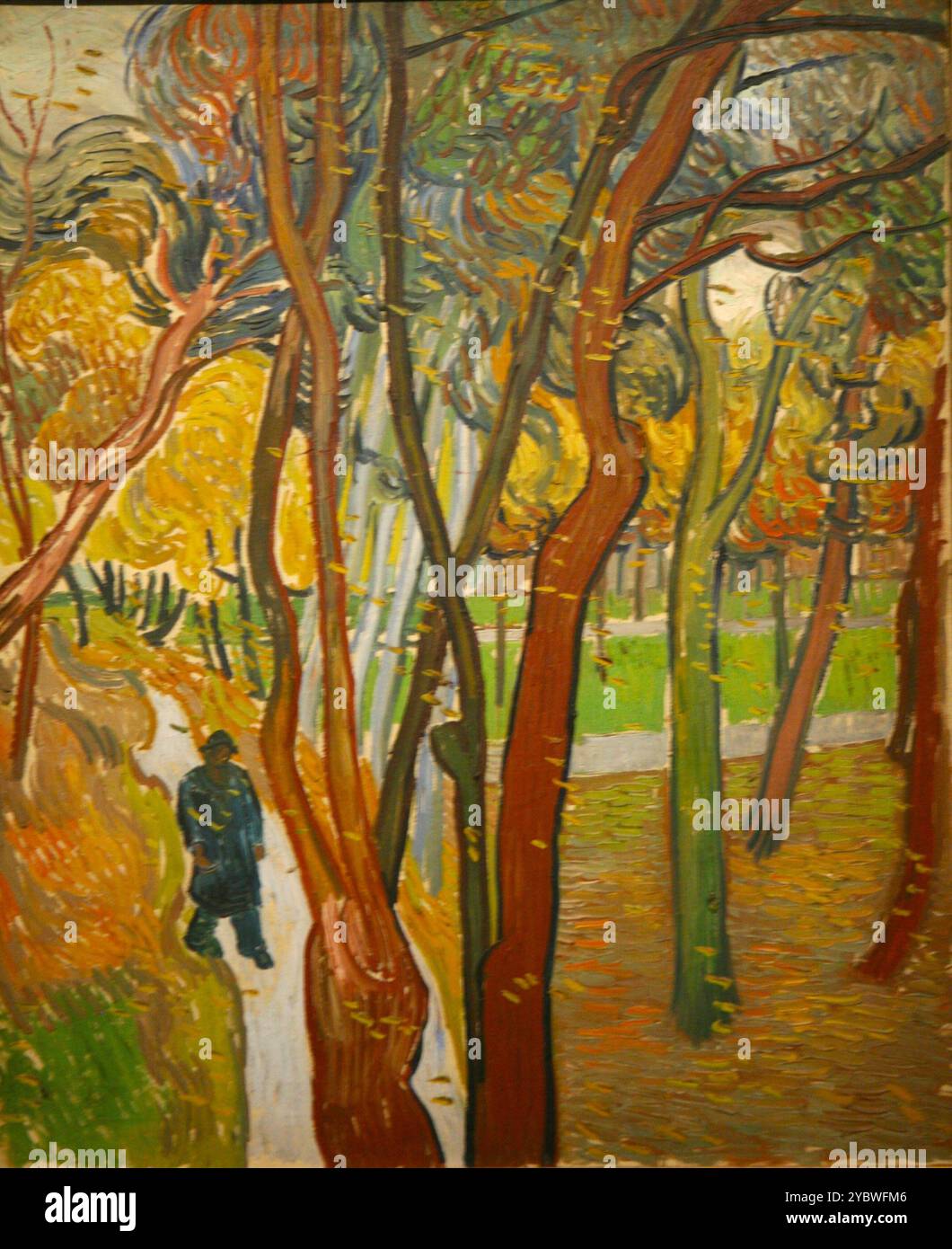 The garden of St Pauls hospital ( Autumn Leaf-fall) 1889 Vincent van ...