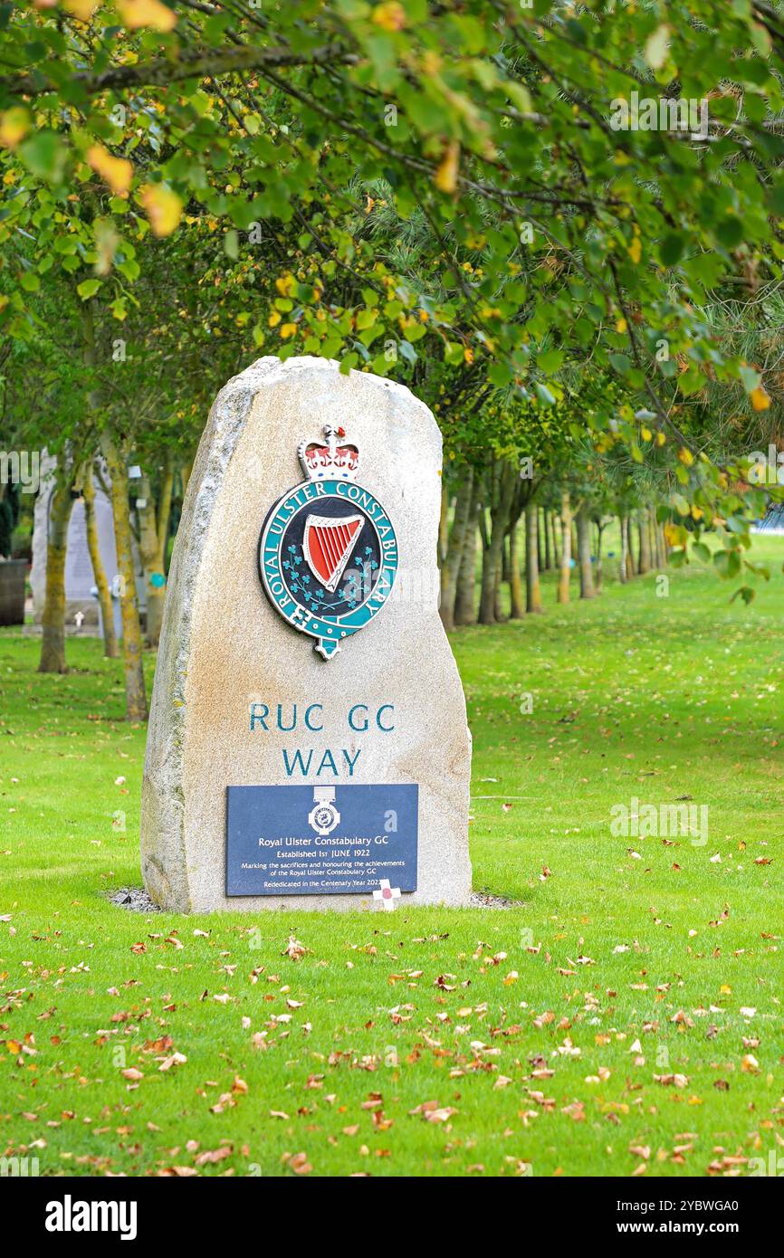 RUC Memorial at the National Memorial Arboretum, Alrewas near Lichfield ...
