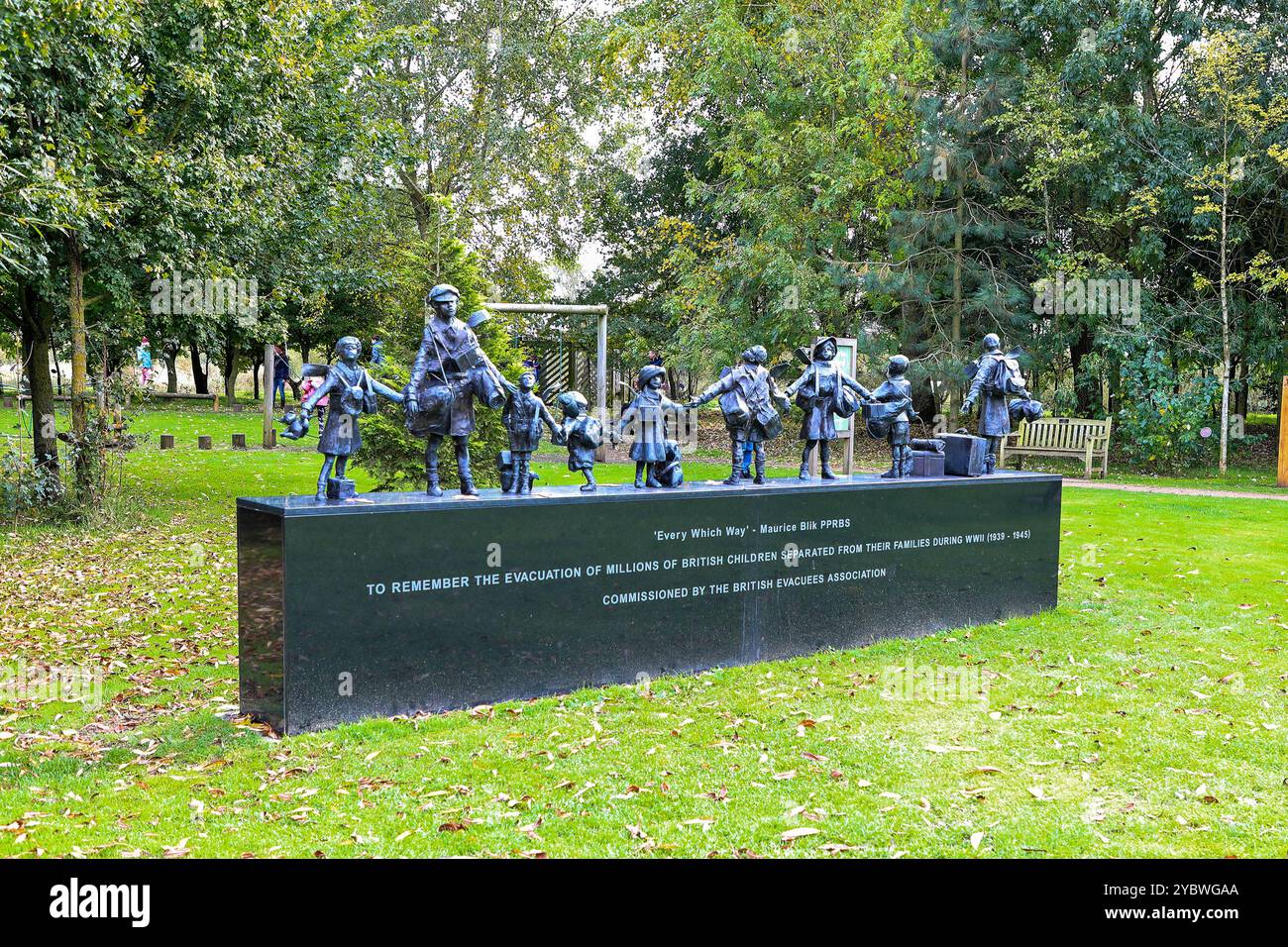 WWII Children Evacuees Memorial at the National Memorial Arboretum ...