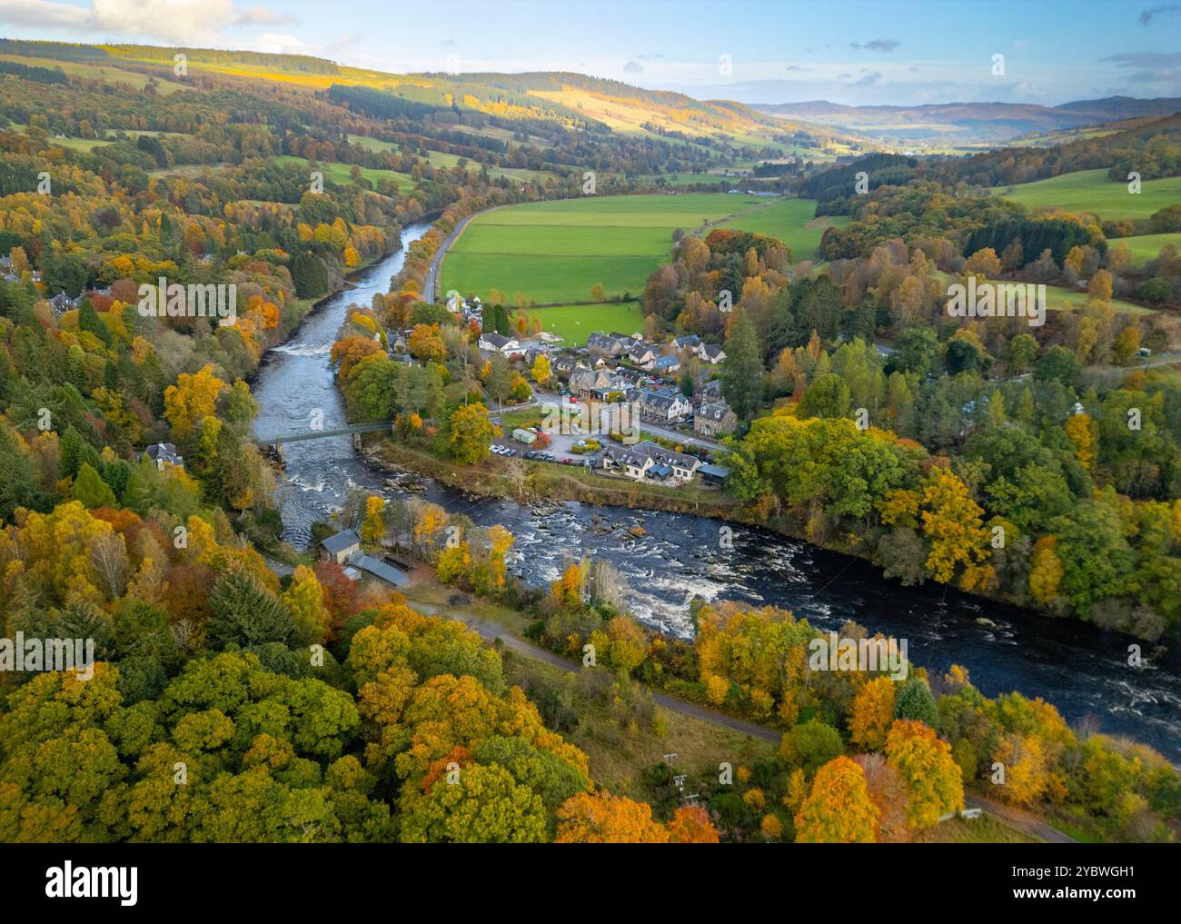 Grandtully in autumn hi-res stock photography and images - Alamy
