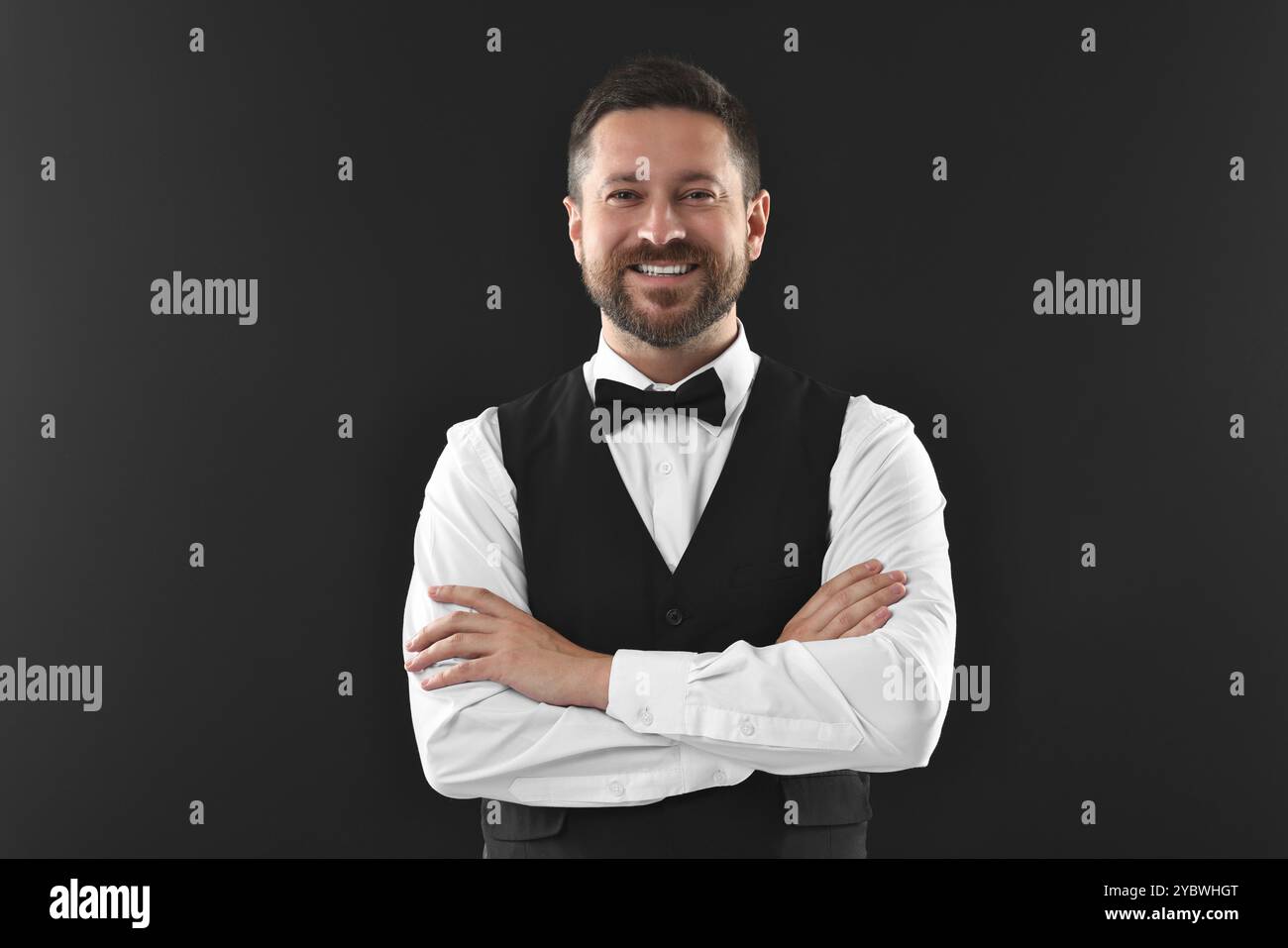 Croupier portrait hi-res stock photography and images - Alamy