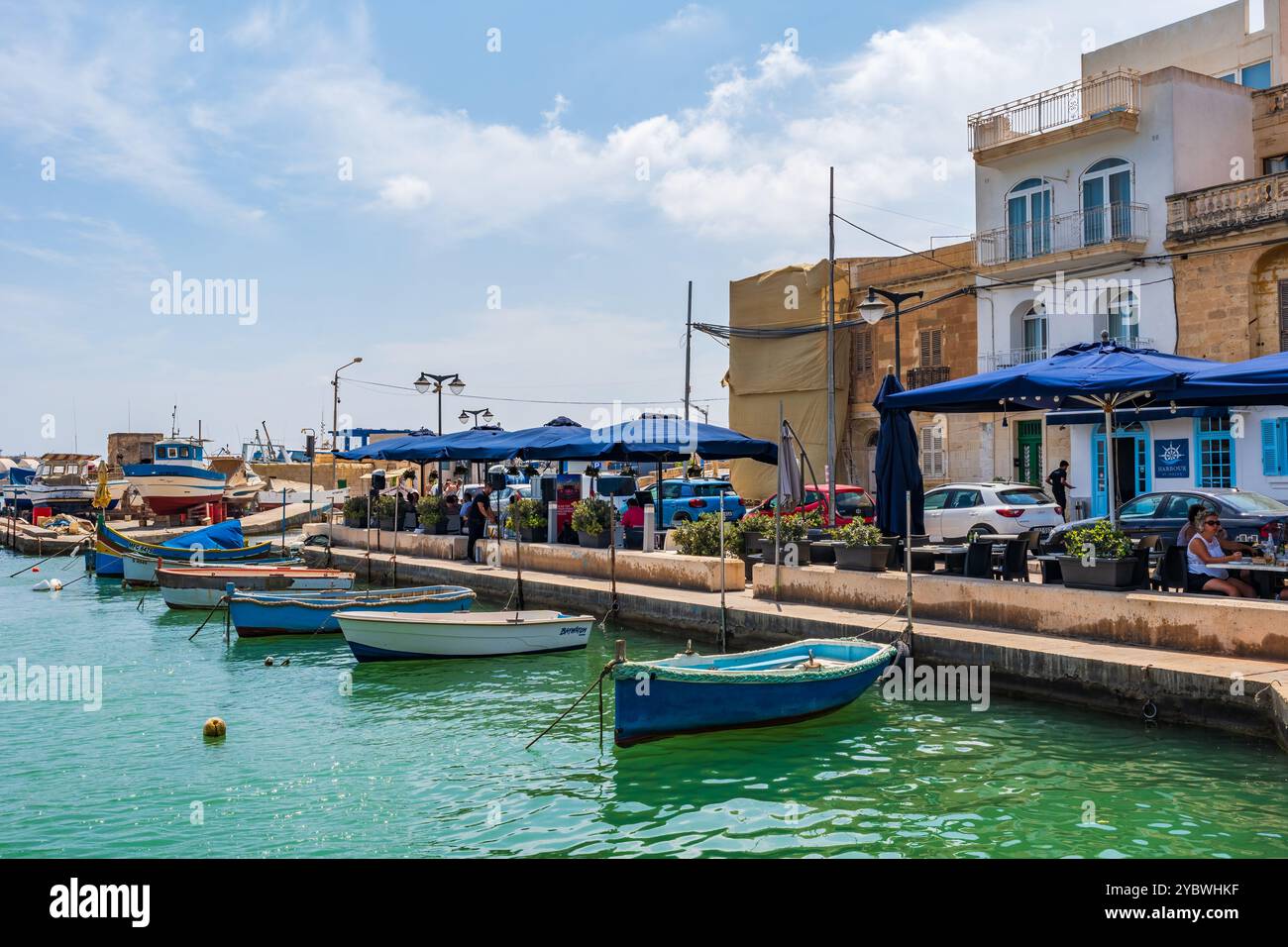 MARSAXLOKK, MALTA - SEPTEMBER 03, 2024: Marsaxlokk is a picturesque ...