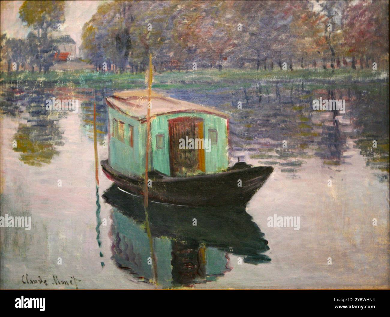 Studio Boat 1874 Claude Monet Stock Photo - Alamy