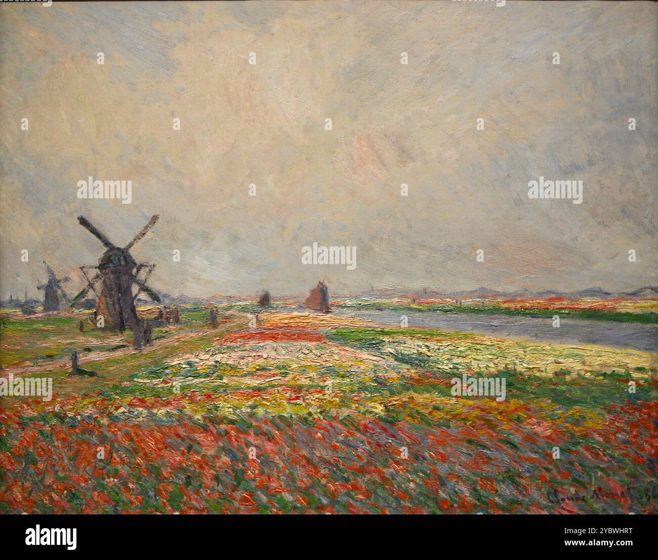 Tulip fields near the Hague 1886 by Claude Monet Stock Photo - Alamy
