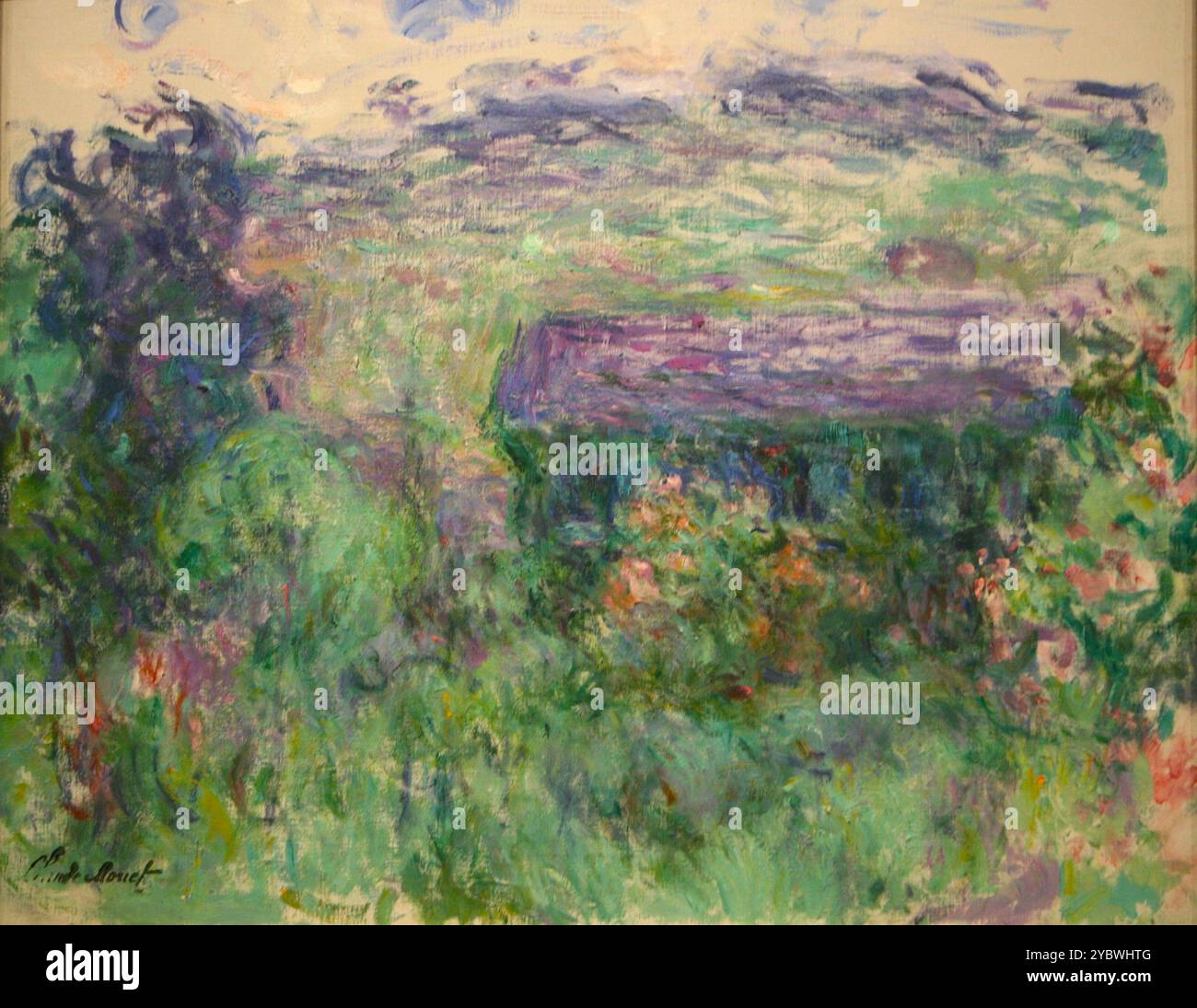 The house among the Roses c 1925-1926 Claude Monet Stock Photo - Alamy