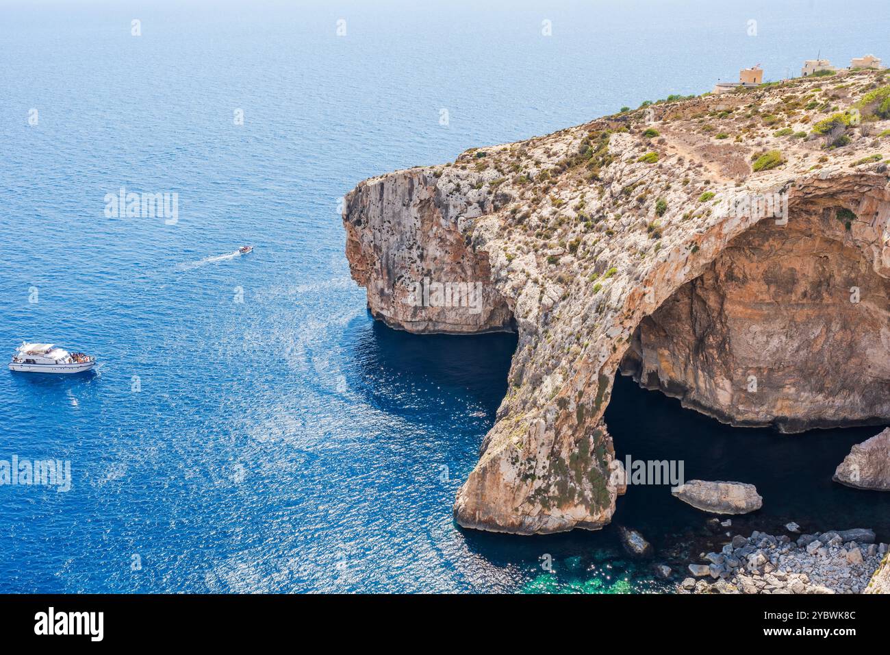Aerial view blue grotto nature hi-res stock photography and images - Alamy