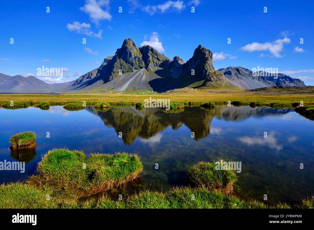 Iceland, Austurland region, Hvalnes peninsula, Lónsvík beach and ...
