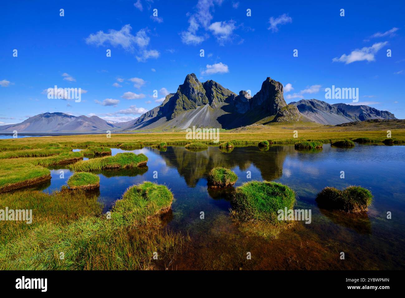 Iceland, Austurland region, Hvalnes peninsula, Lónsvík beach and ...