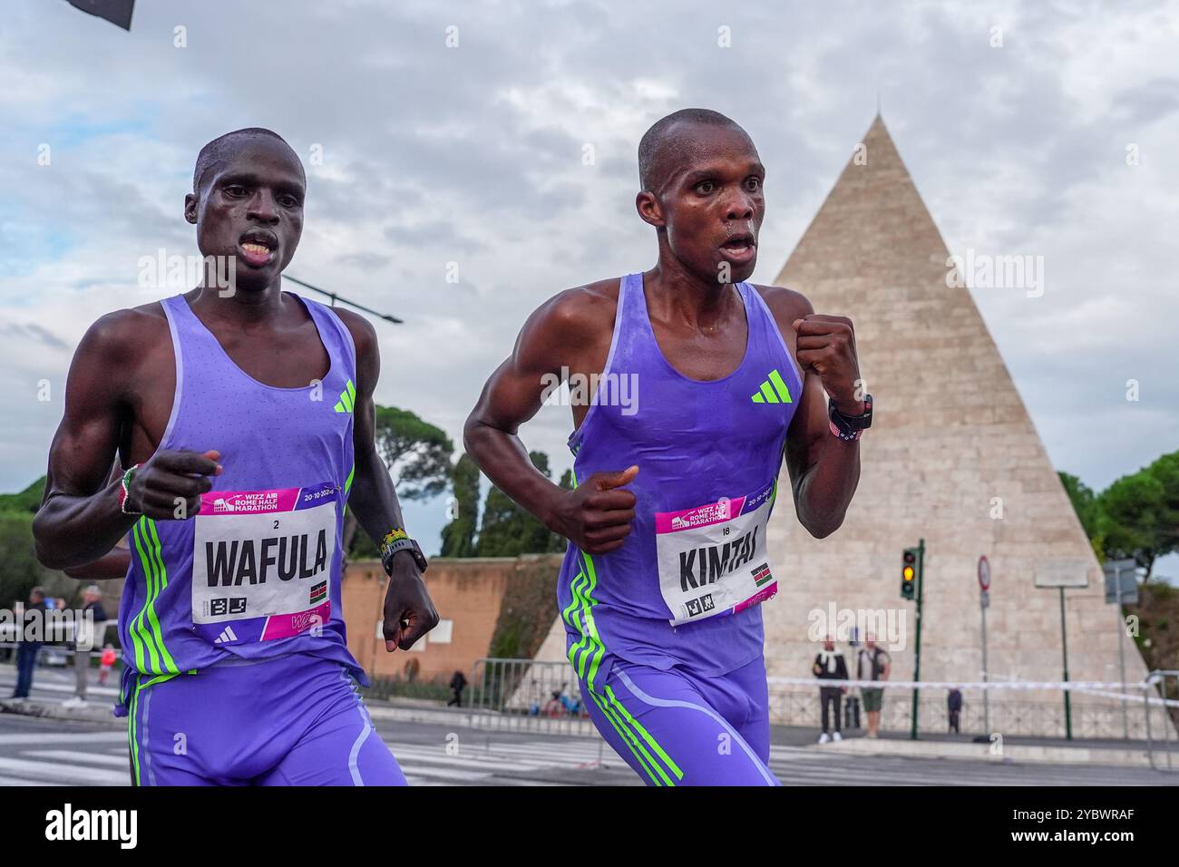 Roma, Italia. 20th Oct, 2024. Emmanuel Wafula ( the winner ) Antony Kimtai ( third palce ...