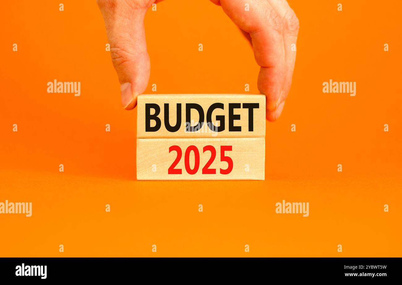Planning budget 2025 new year symbol. Concept words Budget 2025 on ...