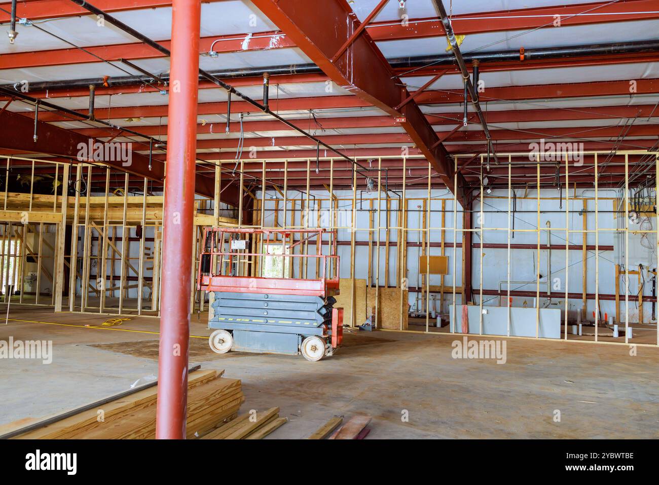 There is process of reconstruction taking place in interior of ...