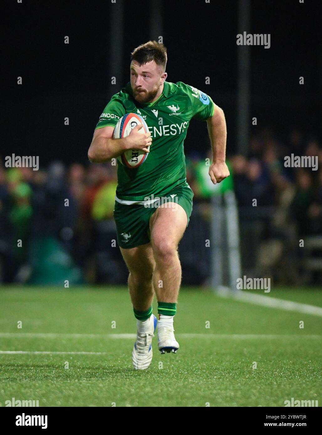 Galway, Ireland. 19th October, 2024. Dylan Tierney-Martin pf Connacht ...