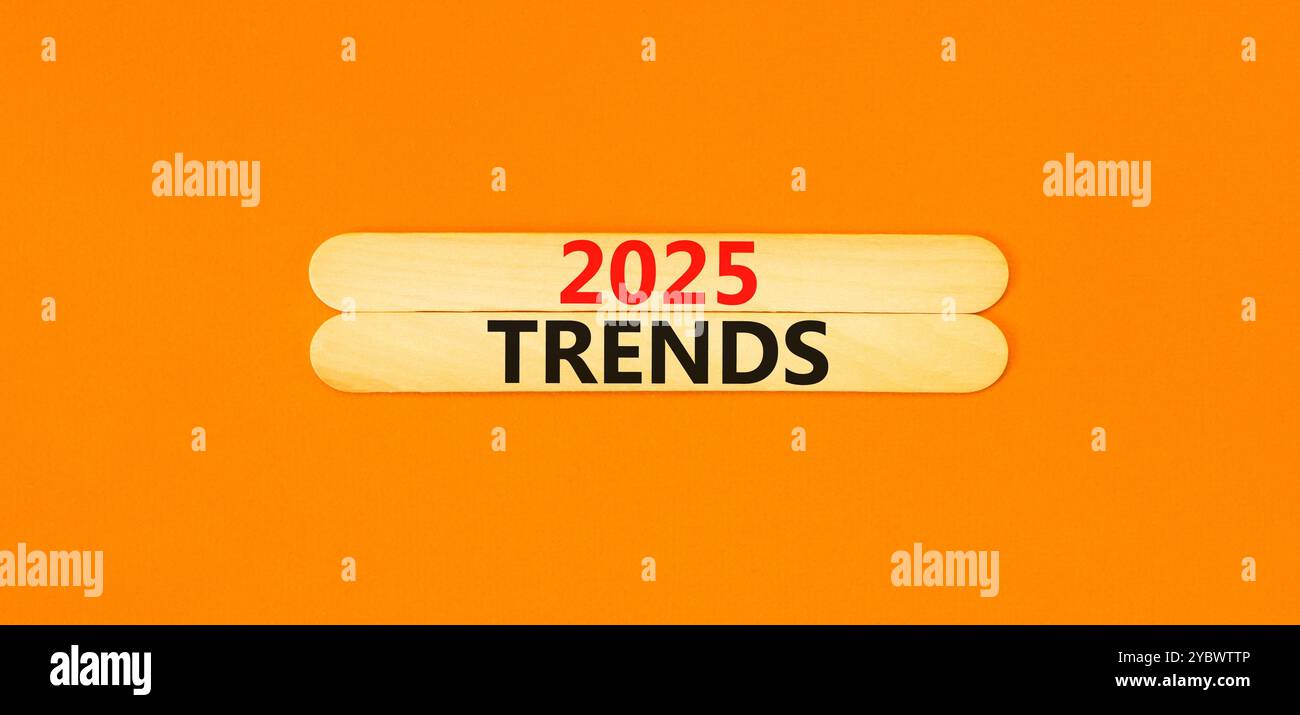 Planning 2025 trends new year symbol. Concept words 2025 Trends on ...
