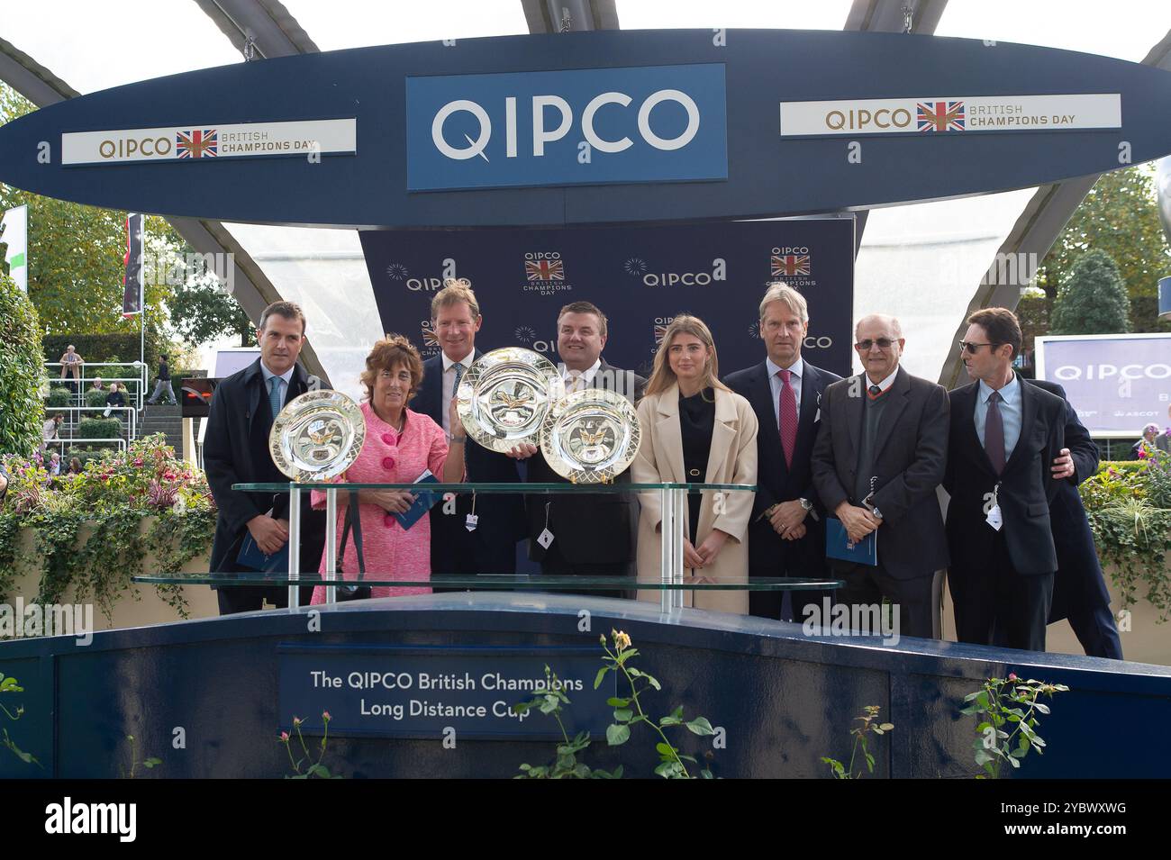 Ascot, Berkshire, UK. 19th October, 2024. The Winners Presentation ...
