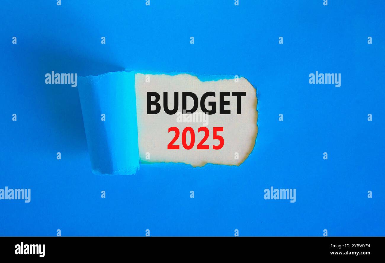 Planning budget 2025 new year symbol. Concept words Budget 2025 on ...