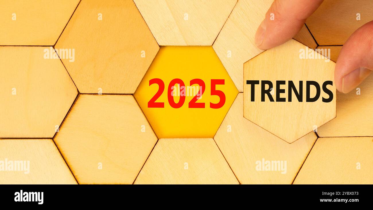 Planning 2025 trends new year symbol. Concept words 2025 Trends on ...