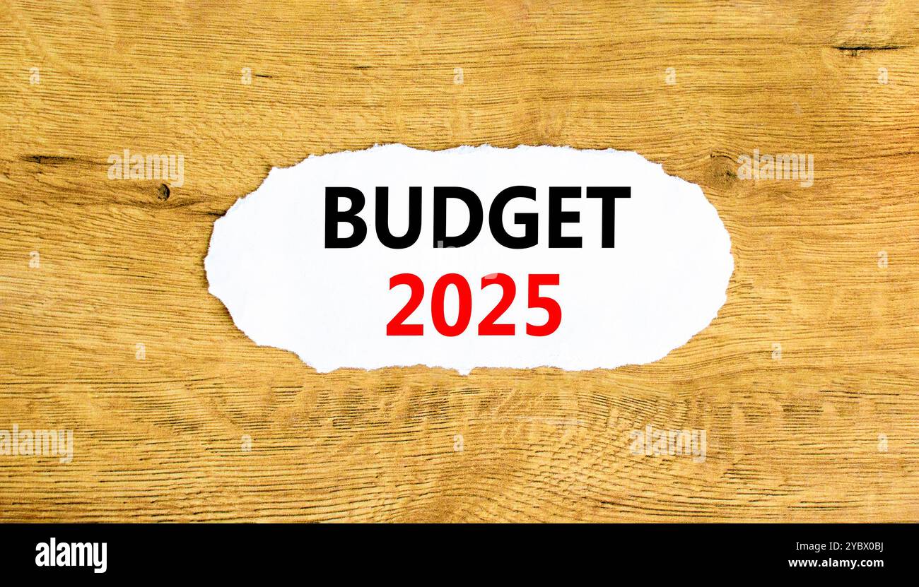 Planning budget 2025 new year symbol. Concept words Budget 2025 on ...