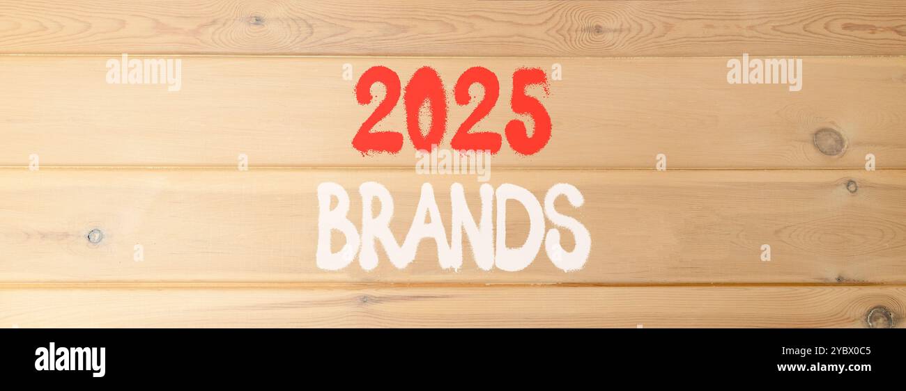 Planning 2025 brands new year symbol. Concept words 2025 Brands on ...