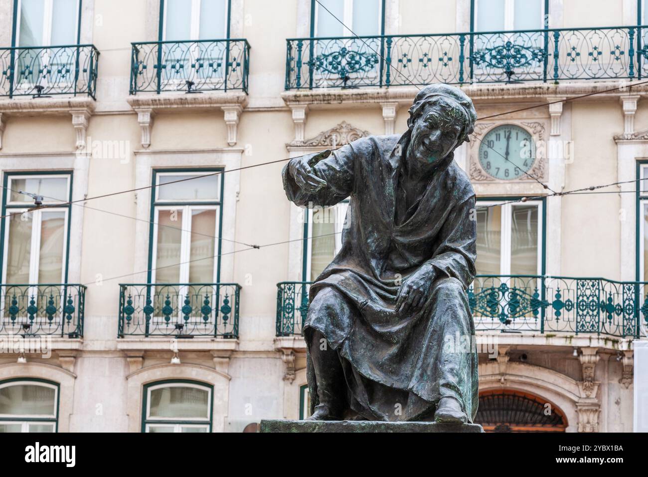 Explore the statue of Antonio Ribeiro, O Chiado, a famed satirical poet ...