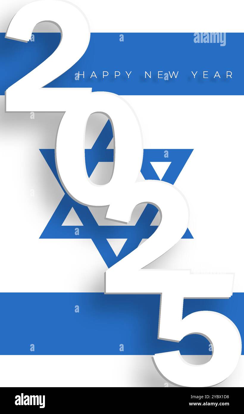 2025 happy new year israel hi-res stock photography and images - Alamy