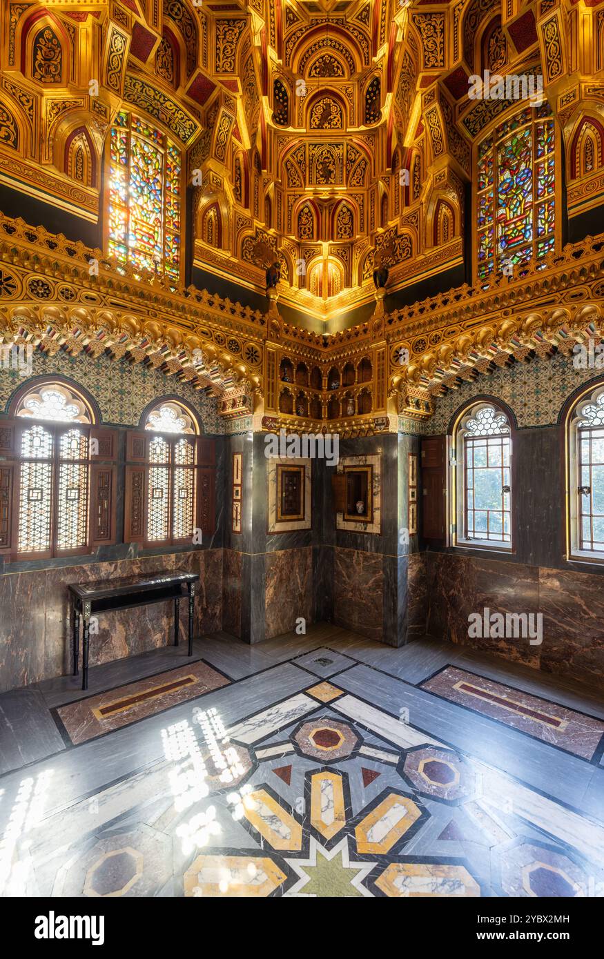 The Arab Room at Cardiff Castle, Wales, UK Stock Photo - Alamy