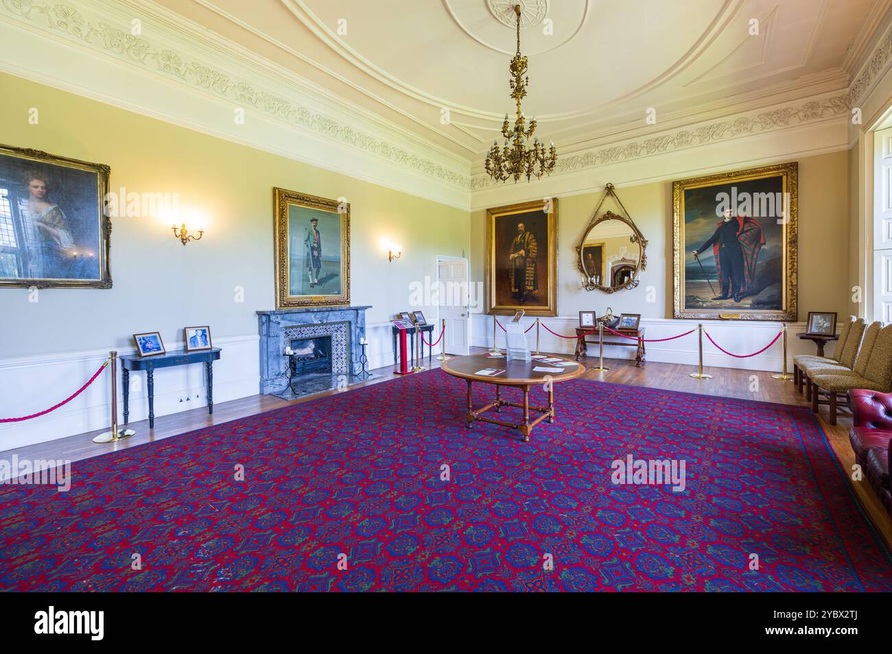 Cardiff Castle Drawing Room, Cardiff, Wales, UK Stock Photo - Alamy