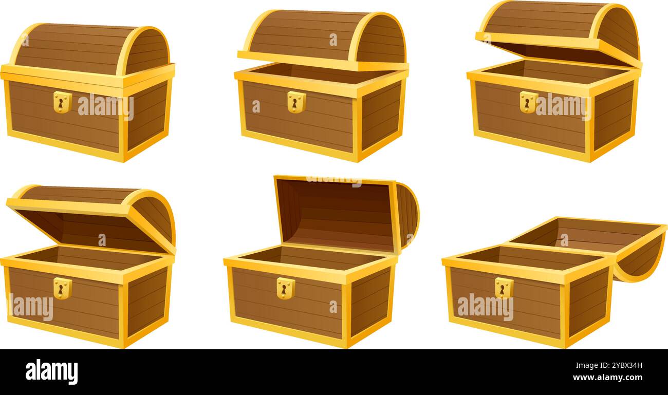 Fantasy game chest icon Cut Out Stock Images & Pictures - Alamy