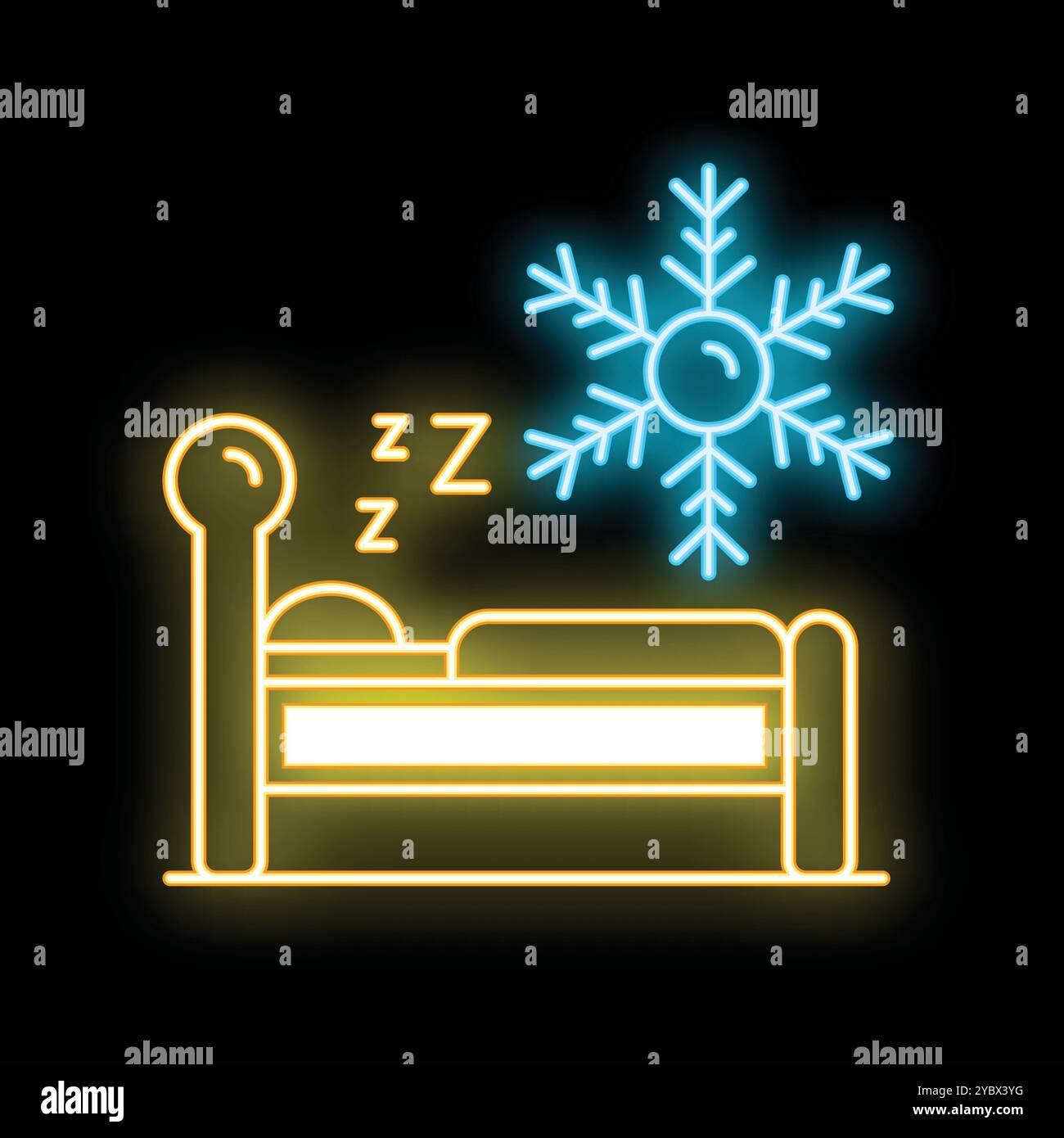 Cold bedroom Stock Vector Images - Alamy