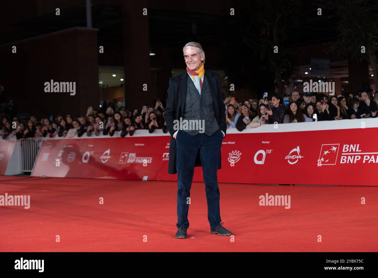 October 19, 2024, Rome, Italy: Actor Jeremy Irons attends the red ...