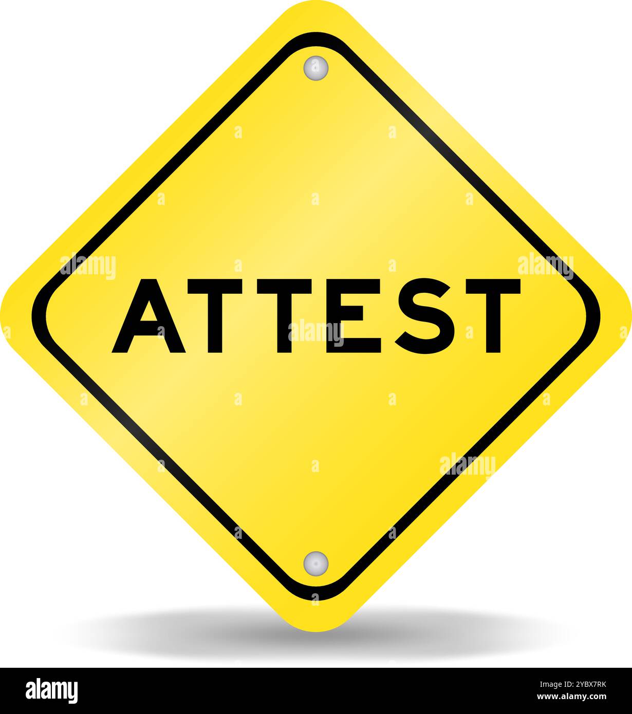 Attest word Stock Vector Images - Alamy