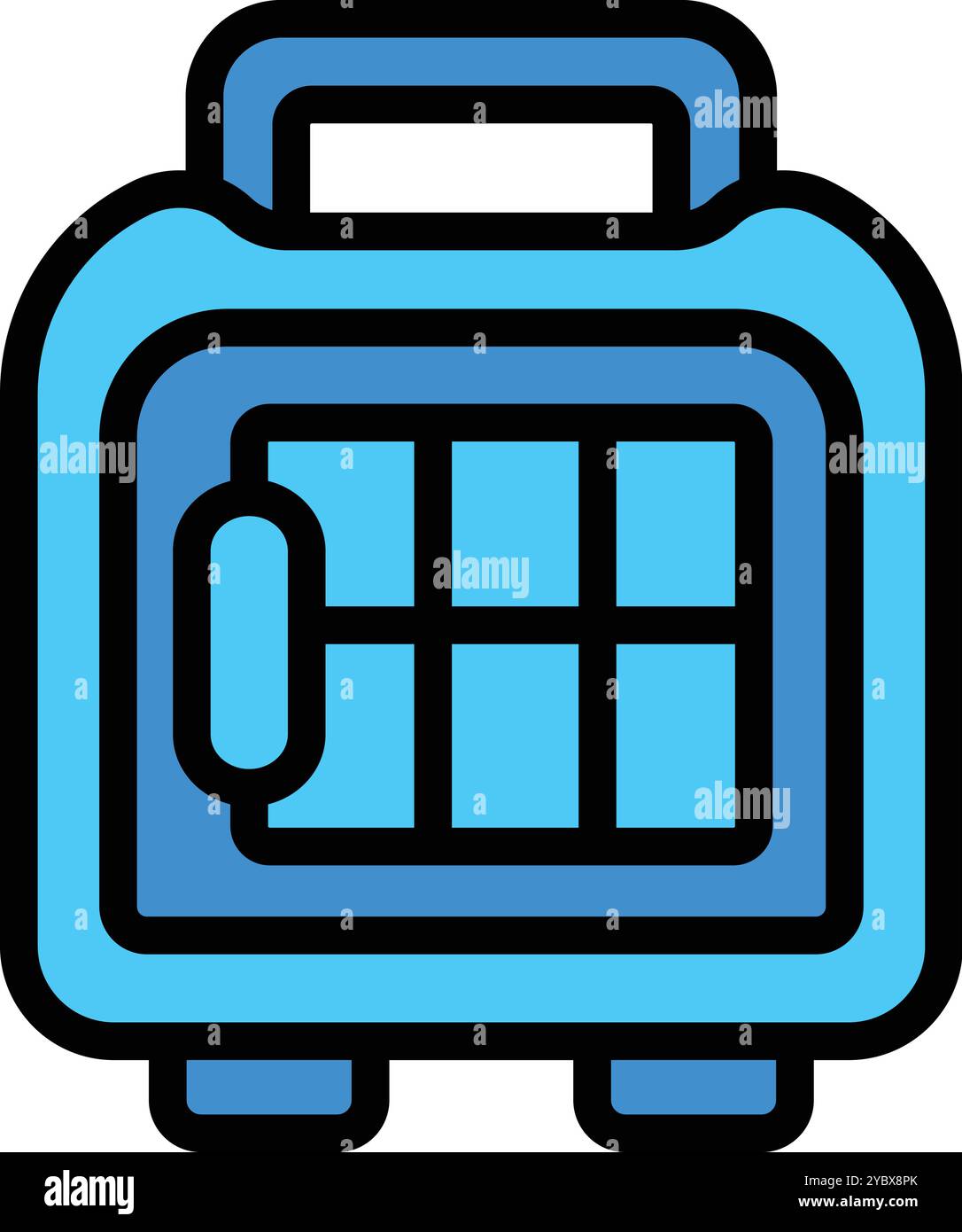 Portable air conditioner icon representing a cooling system for ...