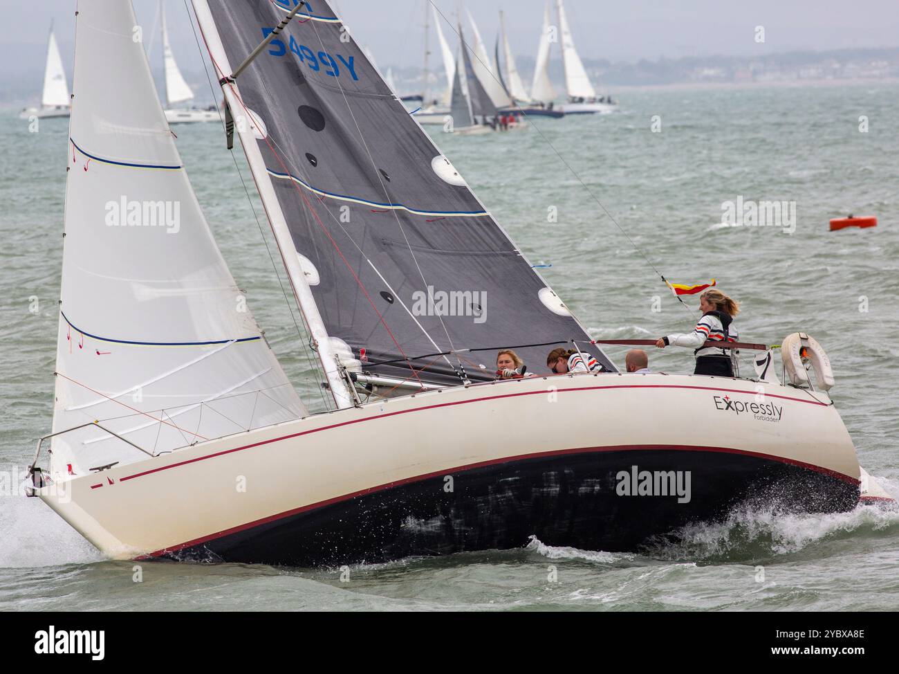 Cowes Week 2022 - IRC Class 7 yachts Stock Photo - Alamy